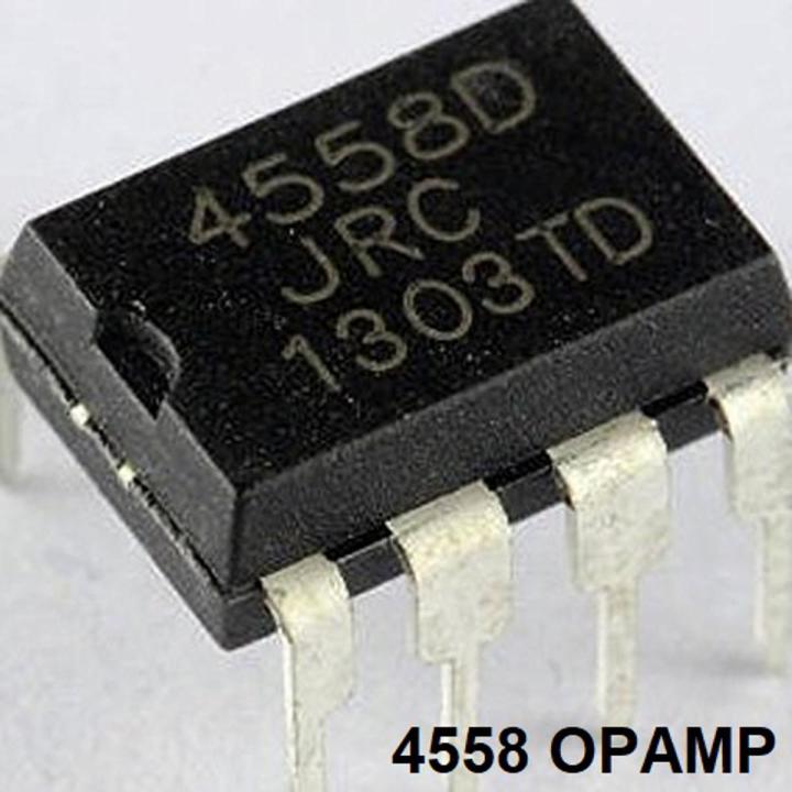 2Pcs- Chinese DIP OPAMP Integrated Circuit 4558 4558D JRC4558 JRC4558D Operational Amplifier ...