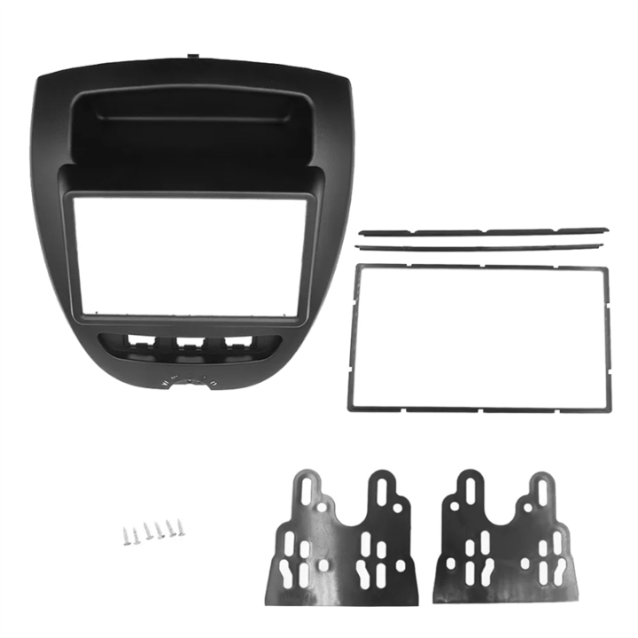 7 Inch Double 2 Din Car Radio Frame for C1 107 2005-2014 Fascia Dash ...