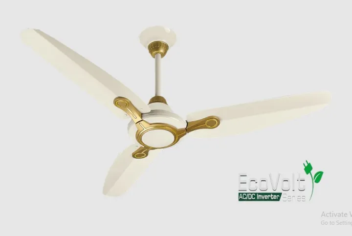 GFC Solar Superior Model Ceiling Fan 56 Inch Remote Control (AC+DC ...