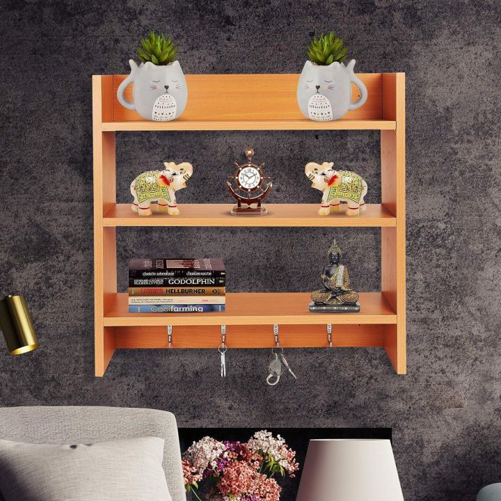 Trust Furniture Multipurpose MDF Made Wall Mounted Racks Shelf ...