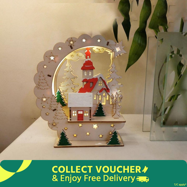 Handicraft Moon House Lighting Showpiece Item for Gift Anniversary ...