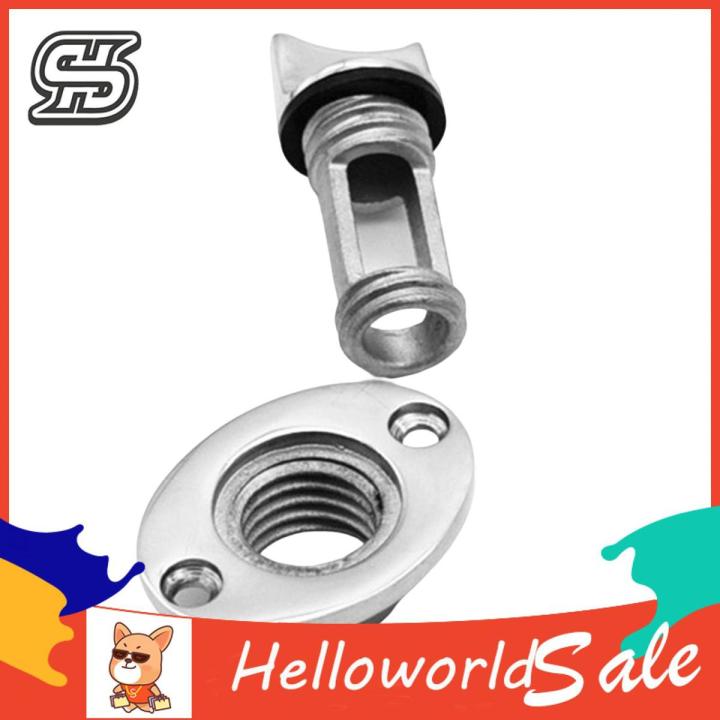 HelloWorld Drain Hole Plug Corrosion Resistant Kayak Boat Drain Plug ...