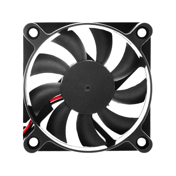 12V Mini Computer Fan - Small 60mm X 60mm X 10mm DC Brushless 2-pin ...