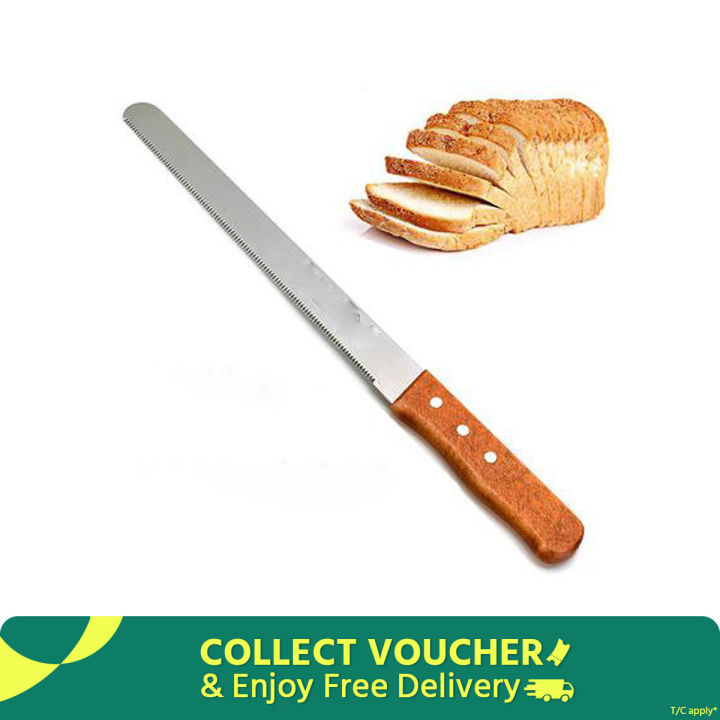 Bread Cutter & Knife 14 Inches - 1 Piece - Efficient Bread Cutting With A Durable Knife | Daraz ...