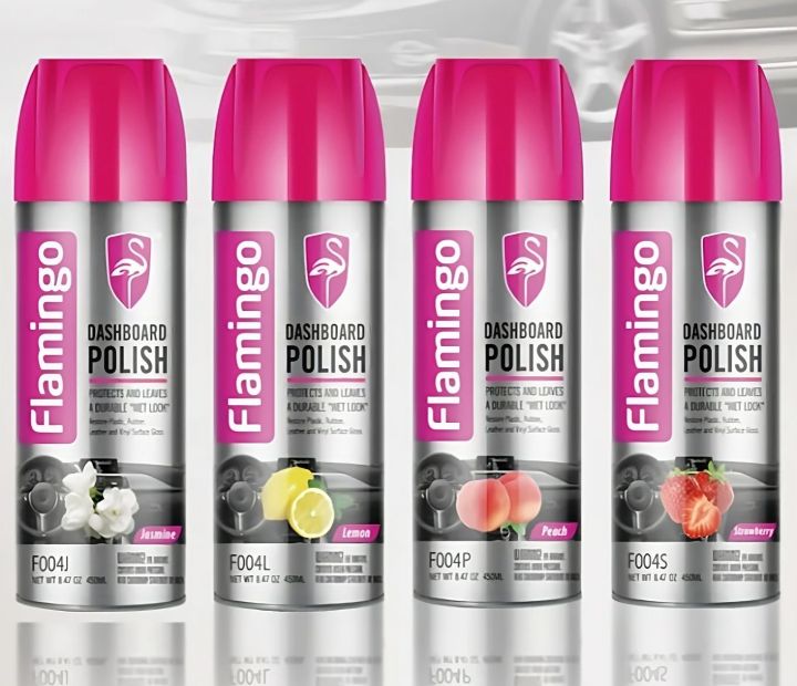 Flamingo Dashboard Polish- 450 ml, Car Motorcycle, Plastic, Rubber ...