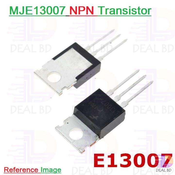 2Pcs MJE13007 E13007 13007 NPN Transistor 400V 8A 80W Electronic Power ...