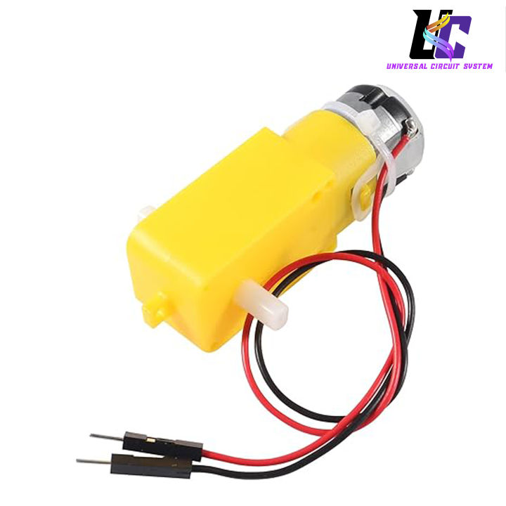 TT Motor Dual DC 3-6V Gearbox Motor 200RPM Ratio 1:48 Shaft Motor with ...