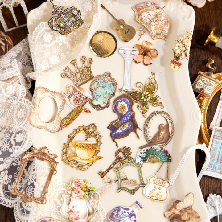 Panda Online 10PCS Baroque Tea Party Series Background Base Paper Basic ...