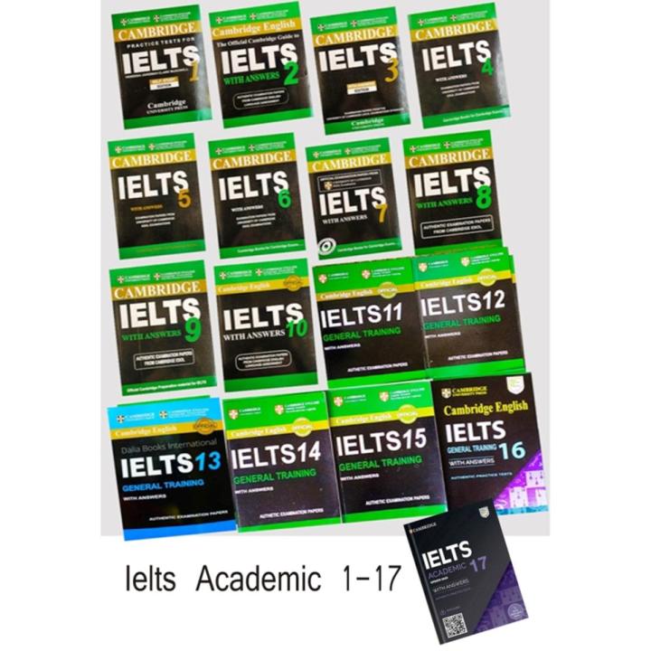 Cambridge IELTS (1-17) FULL SET Self-study Student's Book (With Audio DVD) | Daraz.com.bd