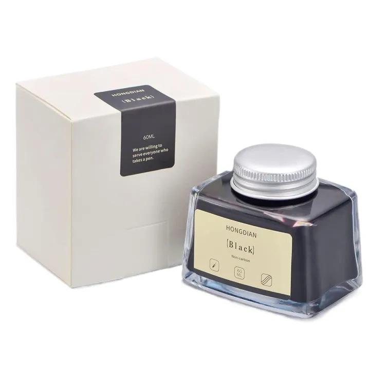 Hongdian Fountain Pen Bottled Ink Black, 60ml | Daraz.com.bd