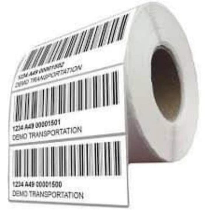 1 Roll Barcode Sticker Semi Glossy 100mm x 60mm (4inch x 2.36inch ...