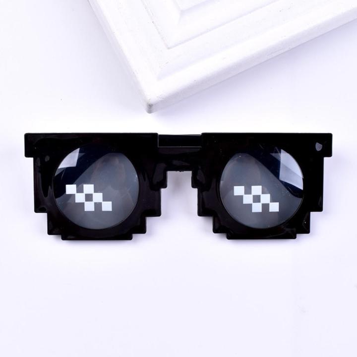 Men Women Goggles Glasses Thug Life 8-Bit MLG Pixelated Sunglasses for ...