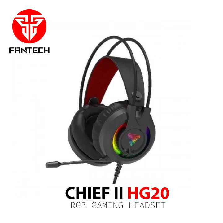 FANTECH HG20 CHIEF II 3.5MM Plug RGB Gaming Headset Wide Sound Field ...