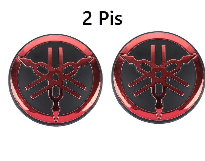 Yamaha Tank Big Size Logo Sticker for Motorcycle. Red-2 Pies | Daraz.com.bd