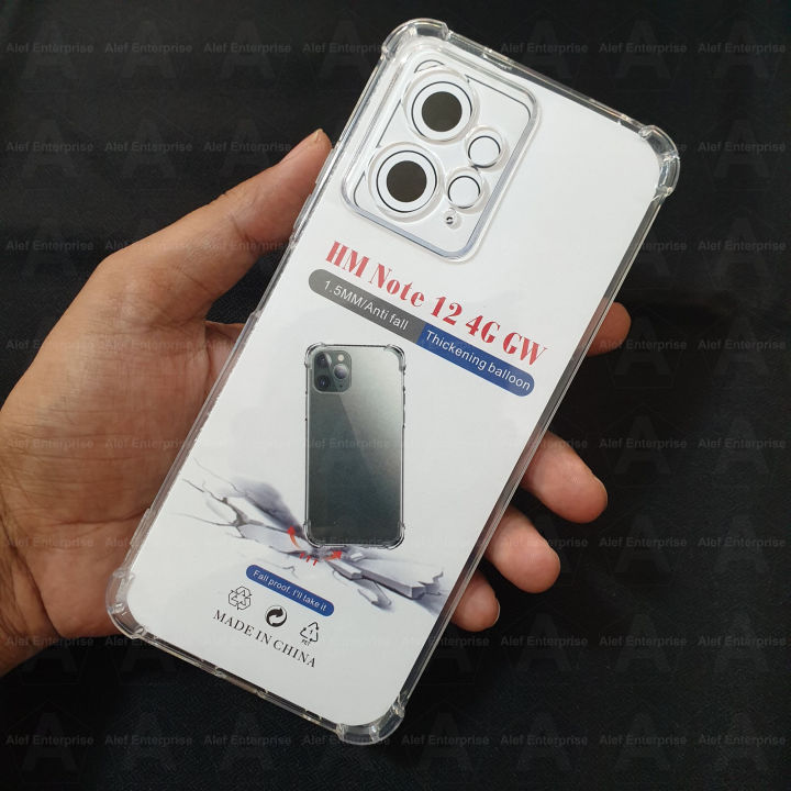 For REDMI NOTE 12 4G TRANSPARENT BACK COVER | Daraz.com.bd