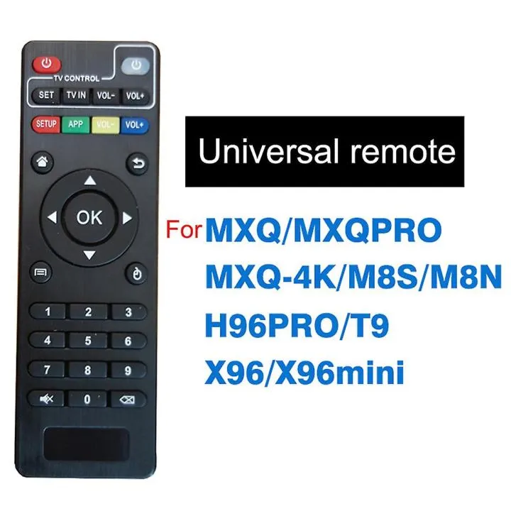Remote Control For MXQ, MXQ Pro 4K, X96, TX3min, TX6, H10 max,T95X ...