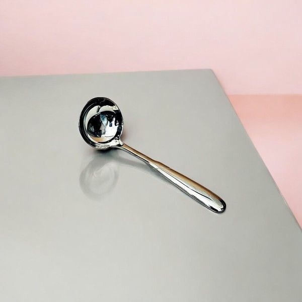 Stainless Steel 7-Inch Soup/Dal Spoon - Big Sup Design, Mirror Polish ...