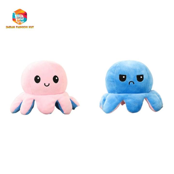Reversible Soft Toy Octopus Baby Multi-color Cute Toy | Daraz.com.bd
