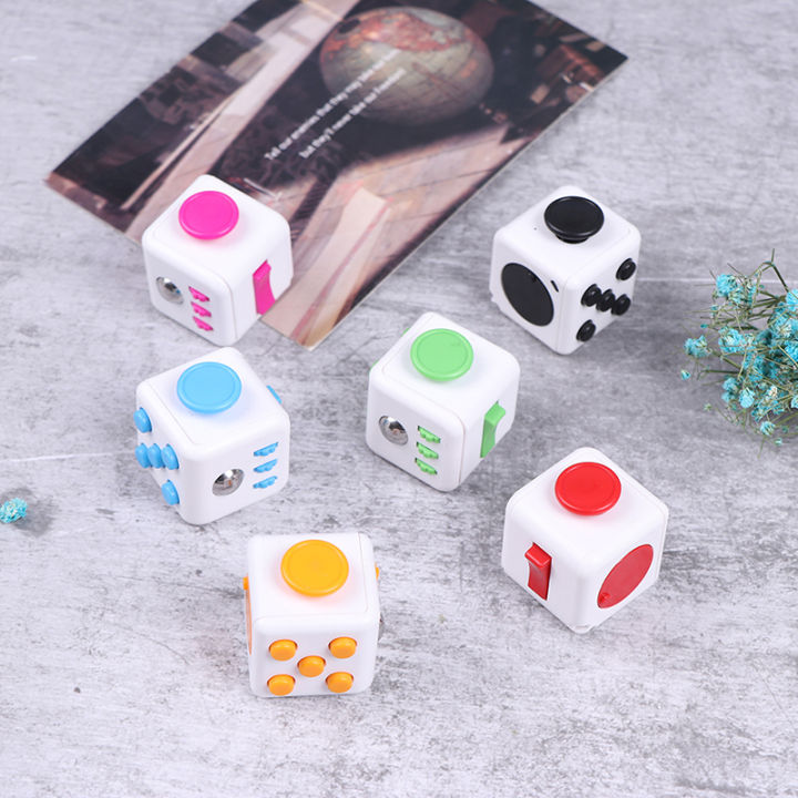 Adult Kids Anxiety Relief Figit Fiddle Toys Dice Stress Cubes Gift ...
