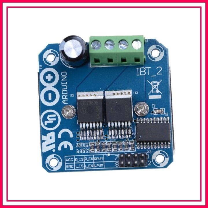 BTS7960 Motor Driver Module DC 6-27V 43A Large Current H-Bridge Motor ...