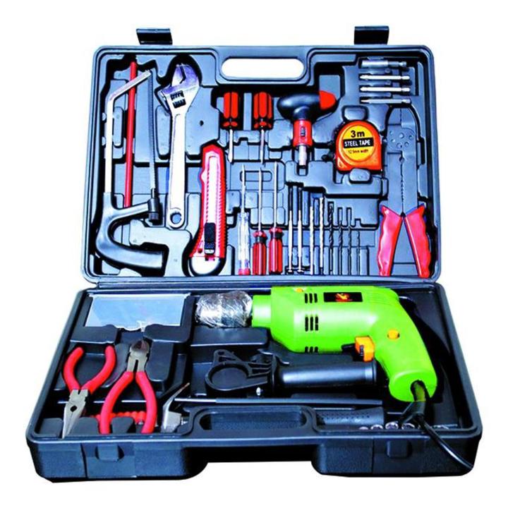 102 Pcs Drill Machine Set - Multi-Color | Daraz.com.bd