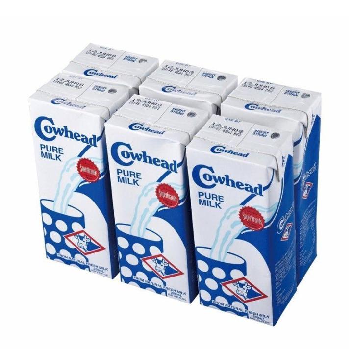 Cowhead Pure UHT Milk -1/LTR 6pcs | Daraz.com.bd