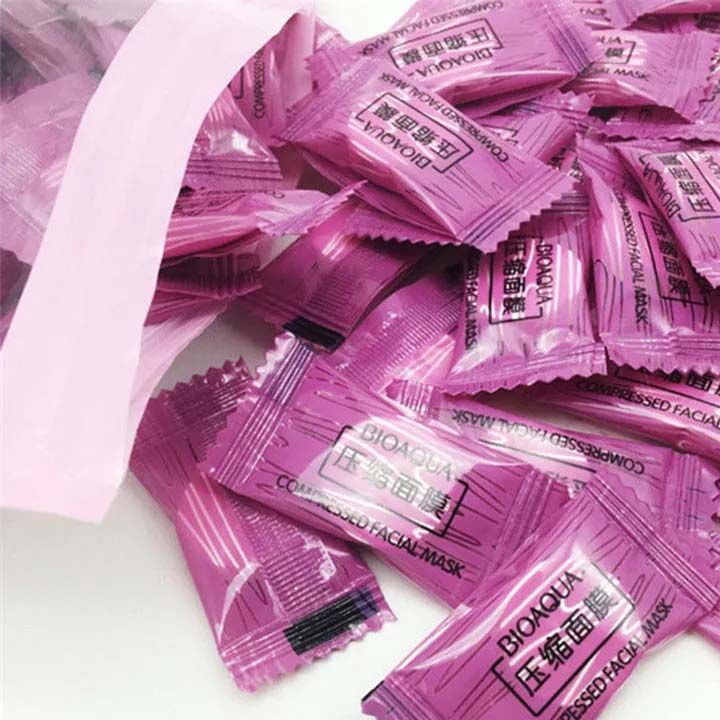 BioAqua Cady Compressed Facial Mask 10 Pccs/ 20 Pcs / 50 Pcs | Daraz.com.bd
