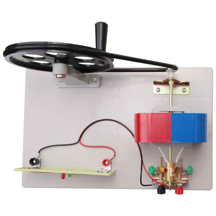 Hand AC and DC Crank Generator Model, Demonstration Motor Generator ...