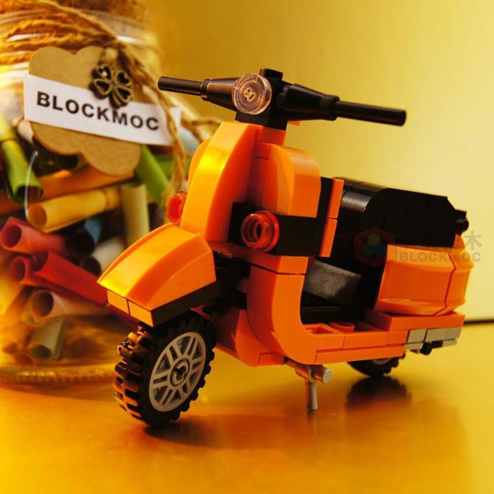 Blocks Moc Technology Motorcycle Bricks Motorbike Moc Building Mini ...