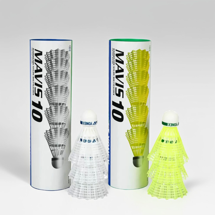 YONEX Mavis 10 Shuttle Cock (6 pics 1BOX ) - White & Green | Daraz.com.bd
