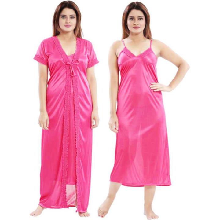 Exclusive, Fashionable, Stylish and Comfortable Satin Plain Full Length ...