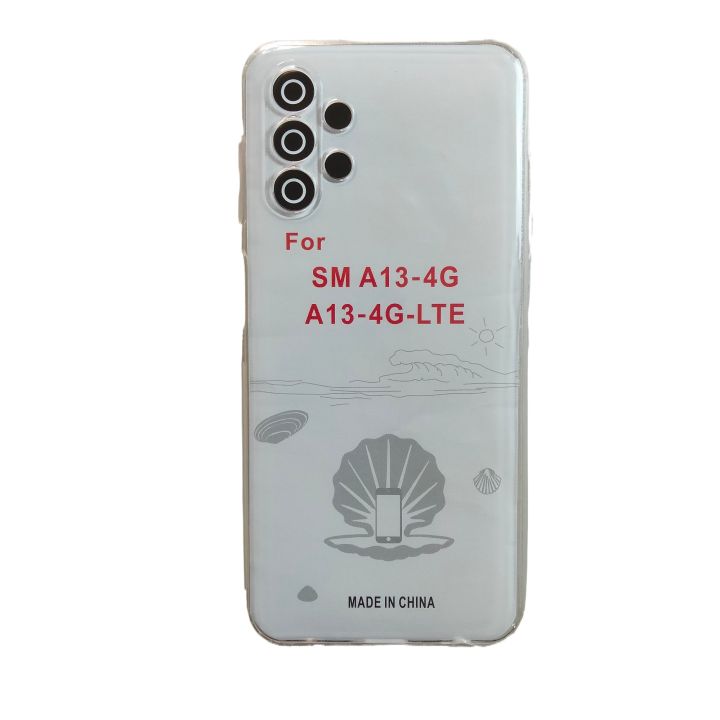 For Samsung Galaxy A13 4G - Premium Silicone Case Crystal Clear Soft ...