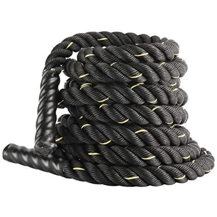 Battle Rope 2" Battle Exercise Training Rope 40ft Length Workout For ...