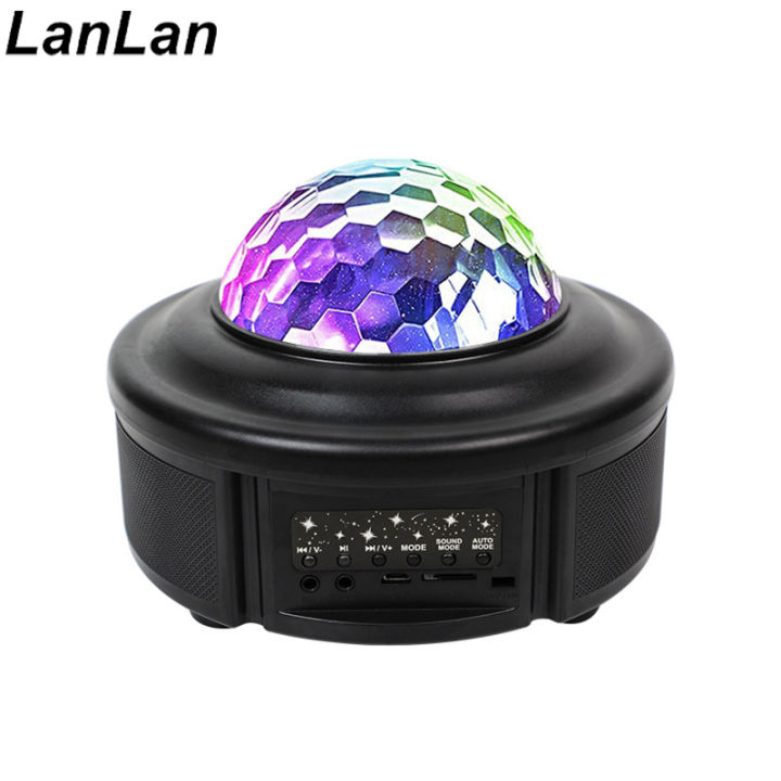LanLan 8w Rgb Led Projector Stage Light Portable Rotating Infrared ...