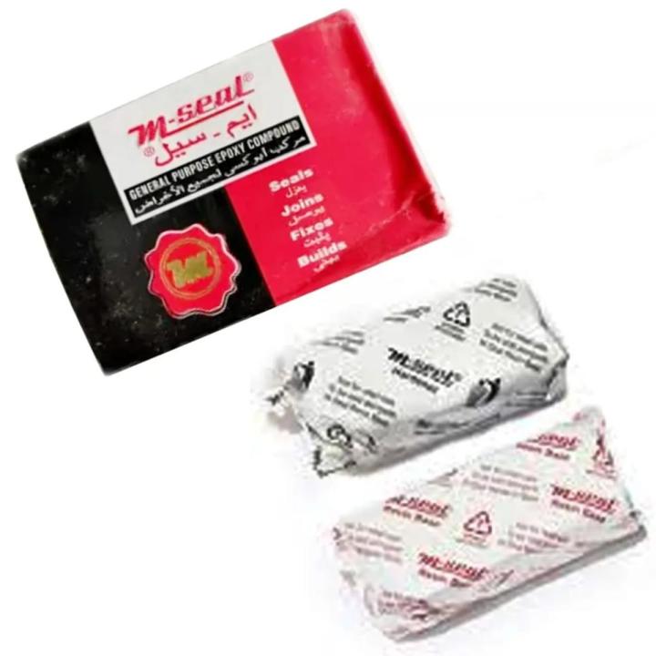 M Seal Adhesive Negative-Positive Epoxy Putty Waterproof Seal (50 gm ...