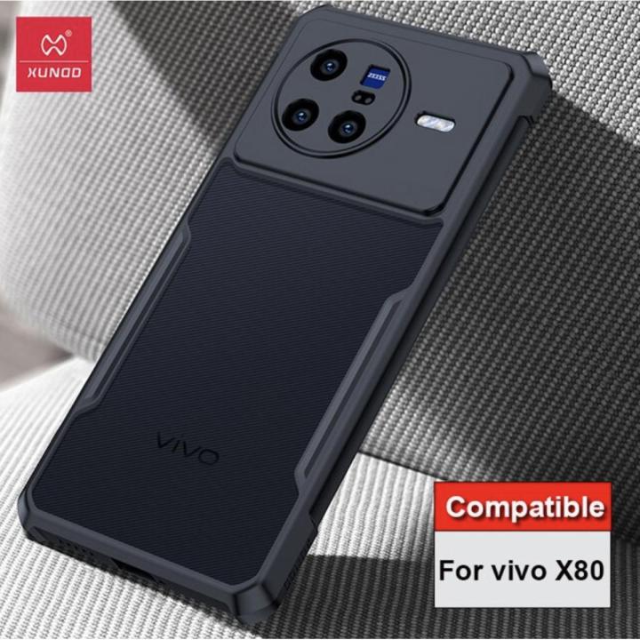 For Vivo X80 Back Cover Armor Stock Prof Case Armor Shockproof Case ...
