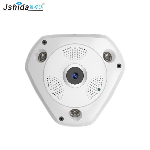 Full view WIFI 360 Degree Panoramic night vision indoor wireless camera ...