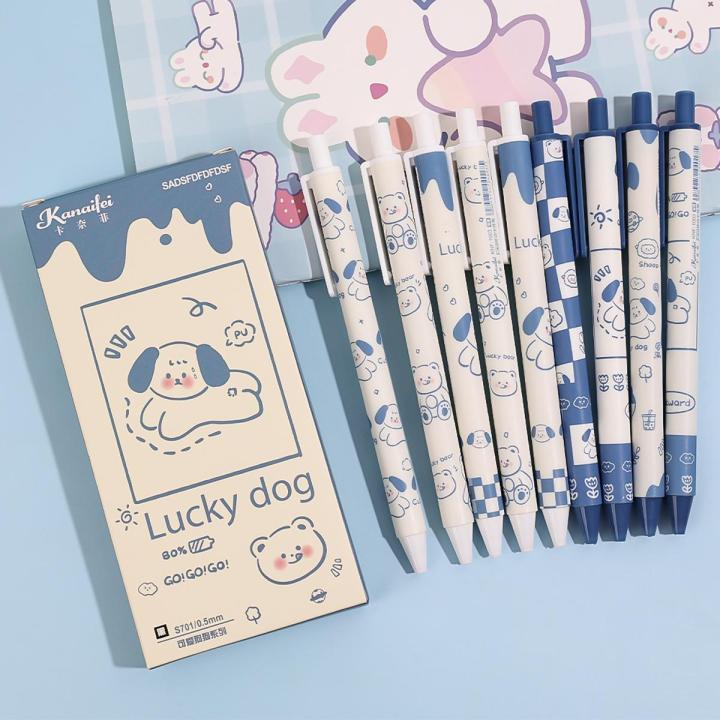1/6PCS 0.5Mm Sign Pen / Creative Neutral Pen / Cute Dog Gel Pens ...