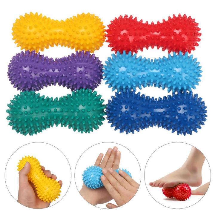 Spiky Massage Trigger Ball Sport Fitness Hand Foot Pain Relief Plantar ...