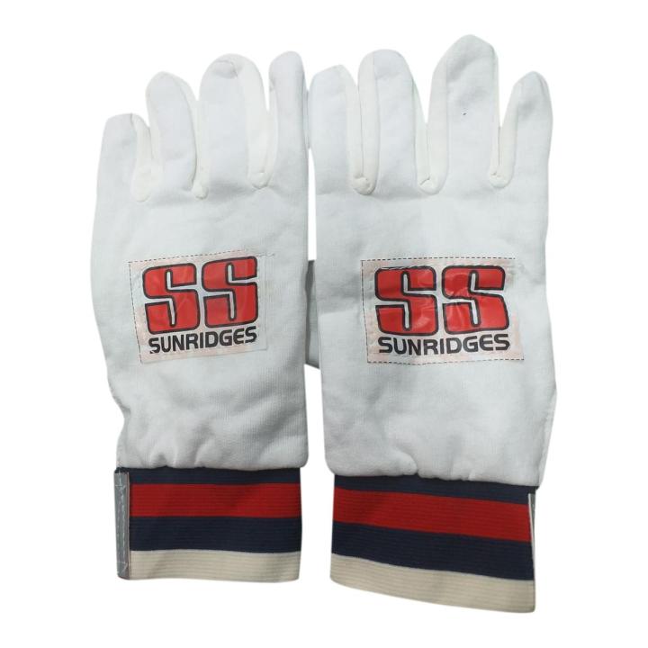 SS Wicket Keeping Inner Gloves - White | Daraz.com.bd