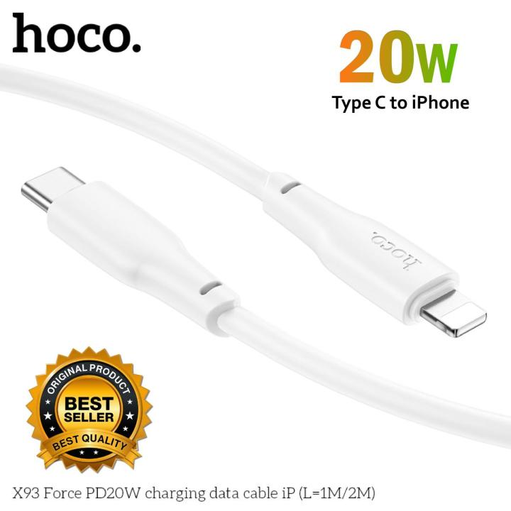 Hoco X93 20W PD Cable Type C to Lightning Cable PD Gratified PD ...