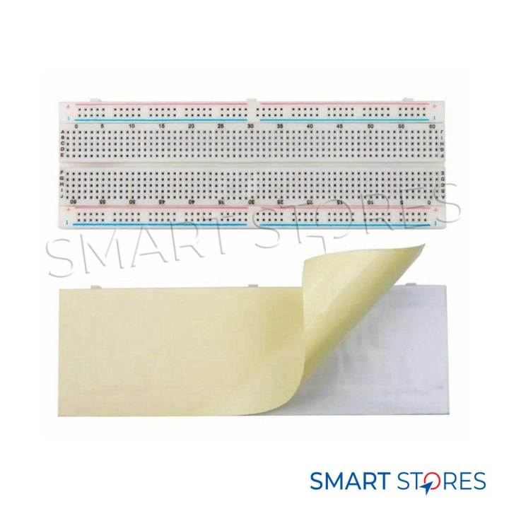 MB102 Prototype Breadboard 16.5x5.5cm 830 Point Breadboard Use Project UNO R3 ESP8266 Jumper ...