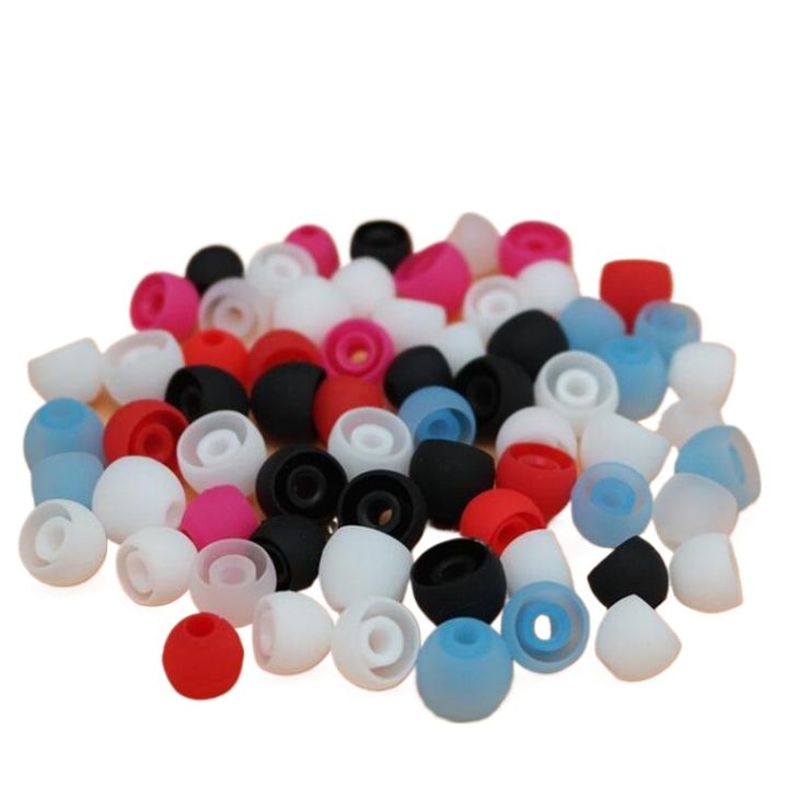 Headphone Silicone Rubber Earbuds Tips, Eartips, Earpad 2 Size 10 ps ...