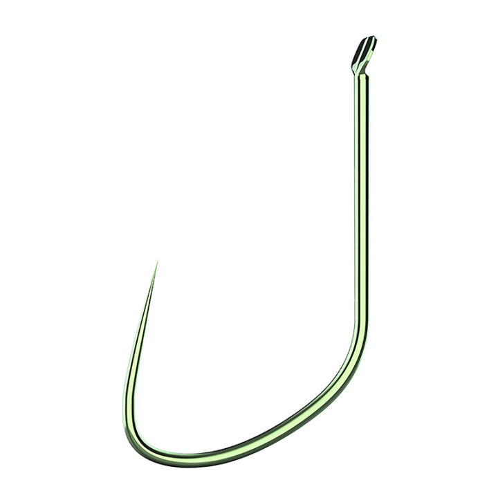 Flat Sleeve Hook With Barbs Without Barbs Green Sleeve Thin Long Handle ...
