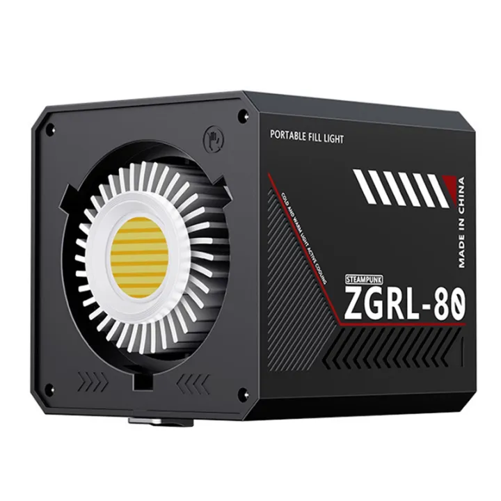 NEW 80W LED Video Light Bi-Color COB Photographic Studio Light EU ...