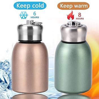 Mini Vacuum Insulated Tumbler Small Stainless Steel Thermal Bottle Water Flask Thermos For Hot ...