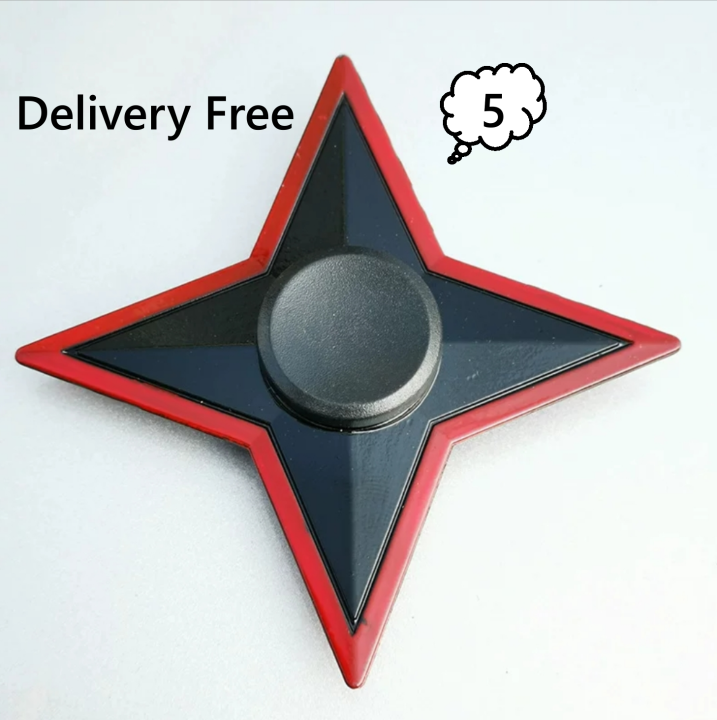Creative Fidget Spinner Tri Spinner Zinc Alloy Ninja Shuriken Sharingan ...
