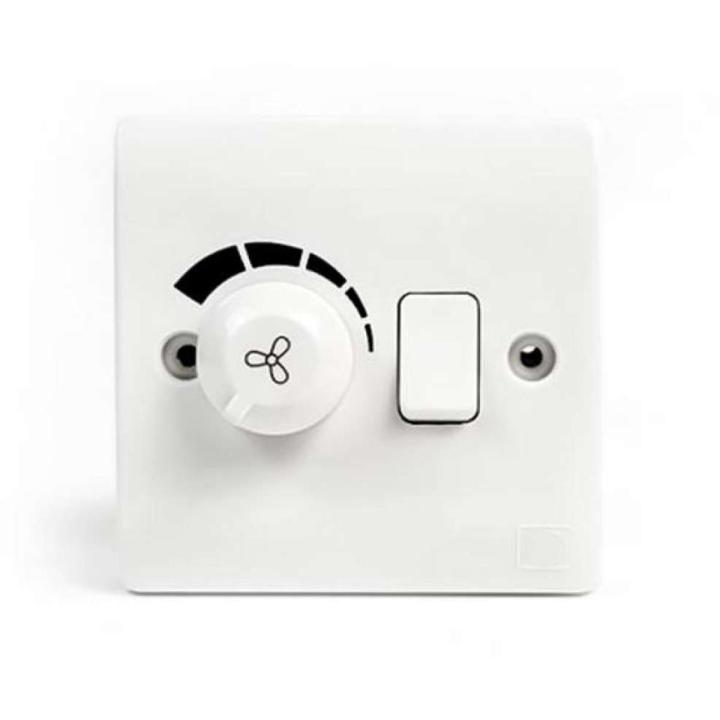MK Fan Regulator Dimmer with Switch Socket Speed Contro | Daraz.com.bd