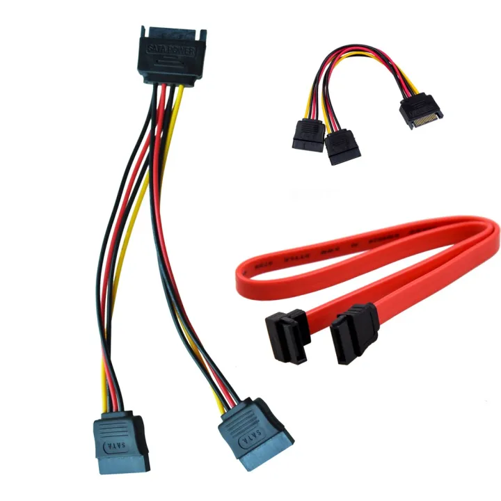 6in SATA Power Y Splitter Cable Adapter - M/F (Power Cable) | Daraz.com.bd