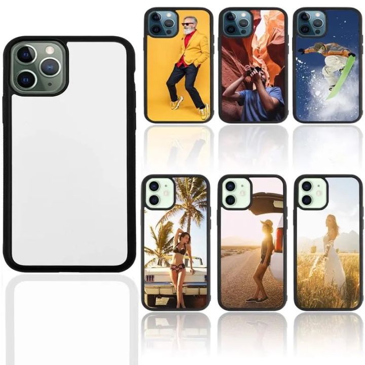 heat transfer Sublimation Blanks 2D Phone Case Covers Rubber Phone Case ...